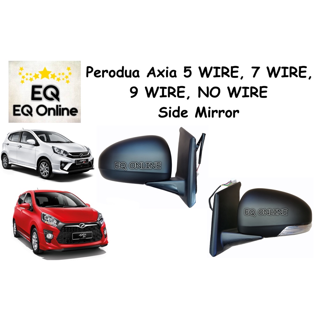 Perodua Axia 2014 - 2021 Side Mirror Door Mirror Cermin Sisi 2015 2016 ...
