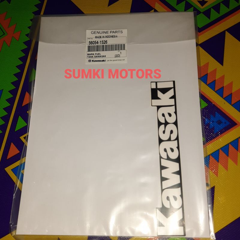 HITAM Kawasaki Striping Tank Ninja R SS Black Original Kawasaki Sticker ...