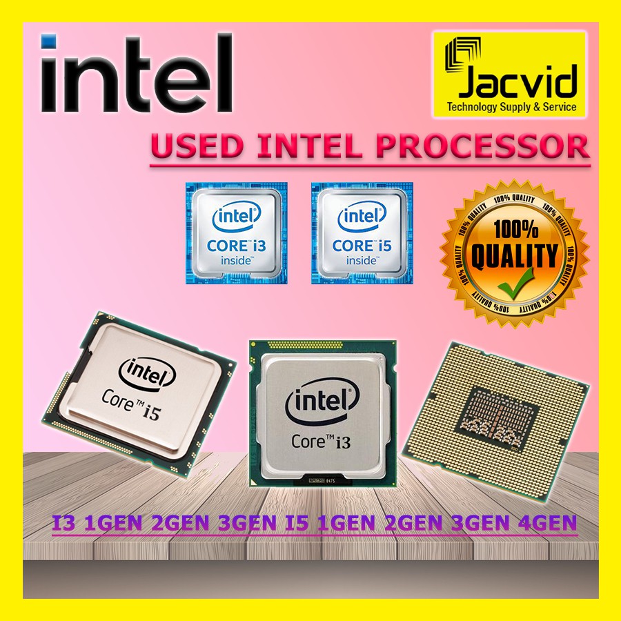 Used Desktop Intel Processor I3 1Gen 2Gen 3Gen~I5 1Gen 2Gen 3Gen 4Gen ...