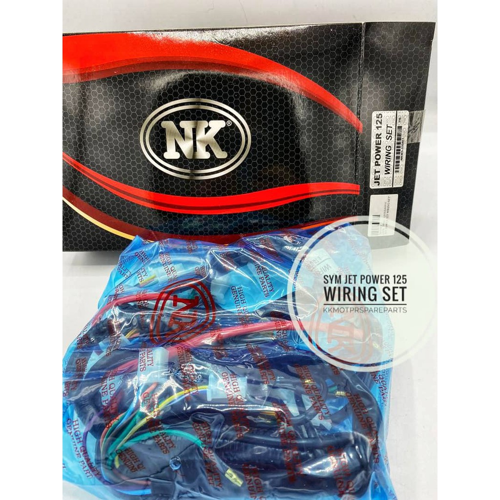 WIRING • SYM JET POWER 125 WIRING HARNESSES Complete set (NK) | Shopee ...