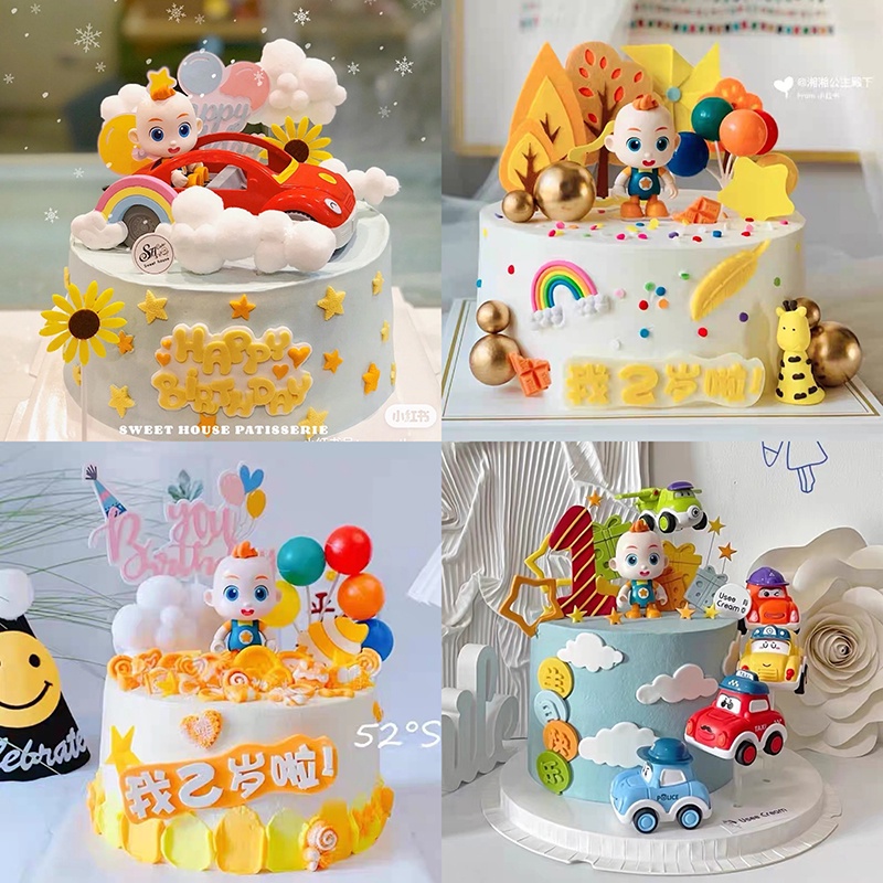 [Ready Stock] Super jj cake topper decoration cocomelon cake topper ...