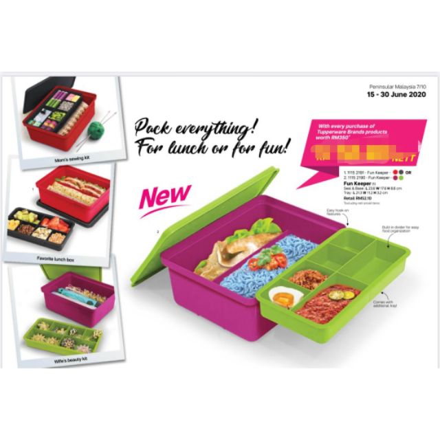 🔥Ready Stock🔥Tupperware Fun Keeper | Shopee Malaysia