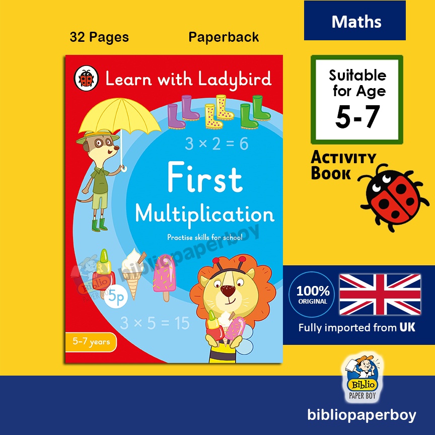 Learn with Ladybird series : First Multiplication / Mental Maths (Math ...