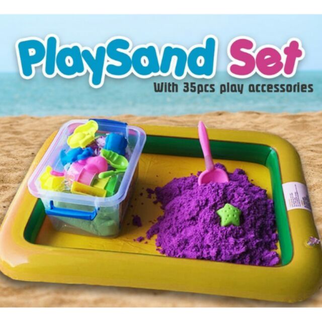 Play Sand Set 2kg Kinetic Sand | Shopee Malaysia