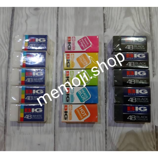 BIG Eraser Black/White/Color (5pc) | Shopee Malaysia