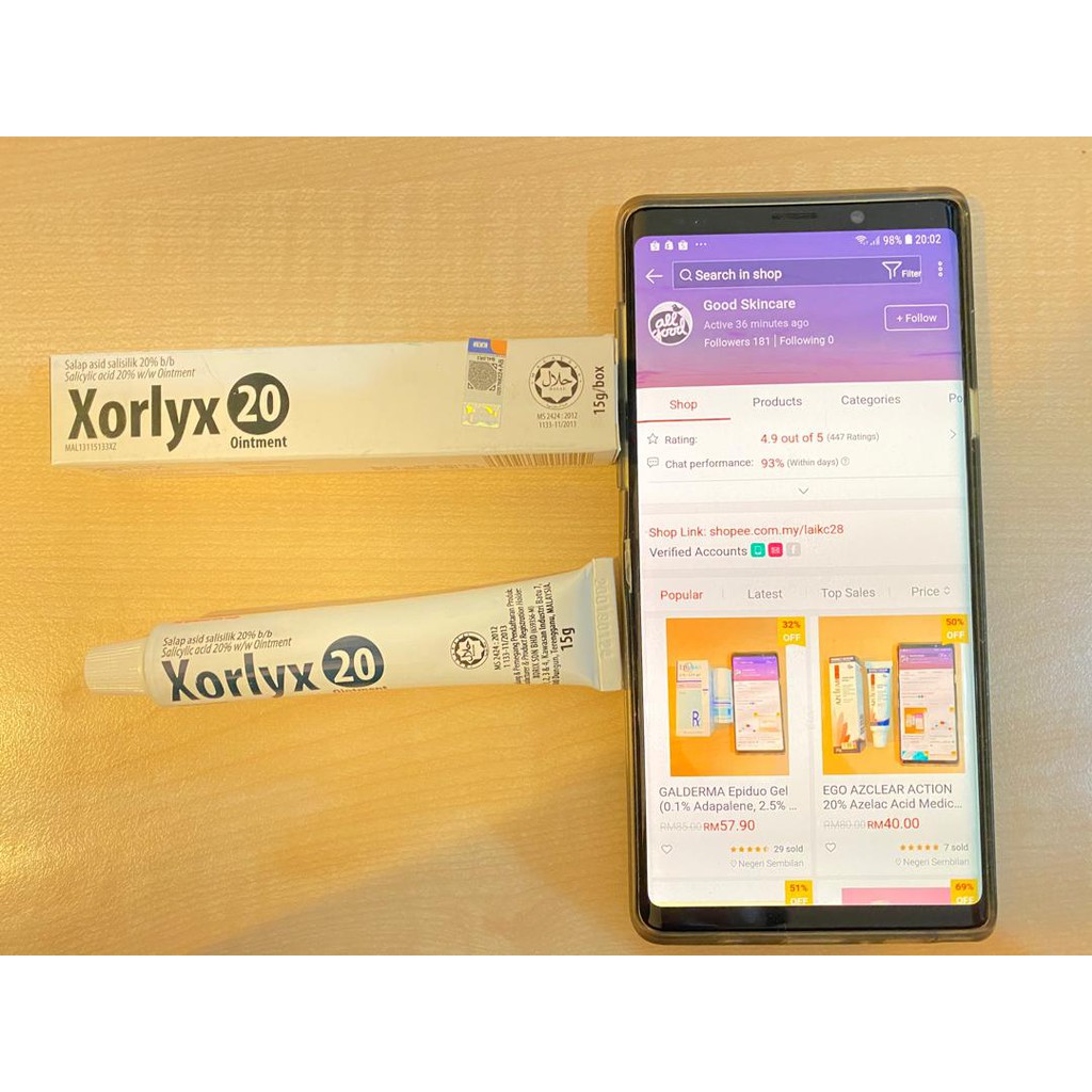Xorlyx 20% Salicylic Acid Ointment (20% BHA w/w) | Shopee Malaysia