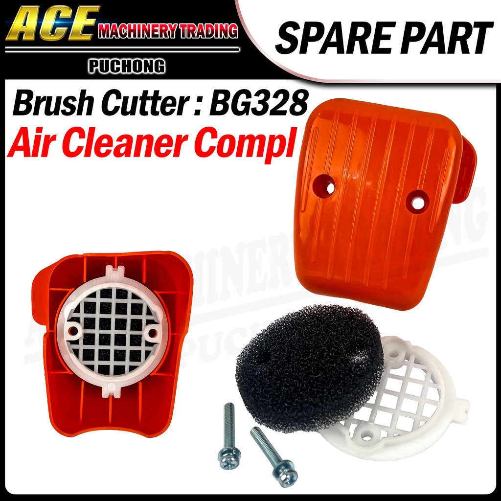 BG328 Air Cleaner Air Filter BG328 Mesin Rumput Air Cleaner Assembly ...