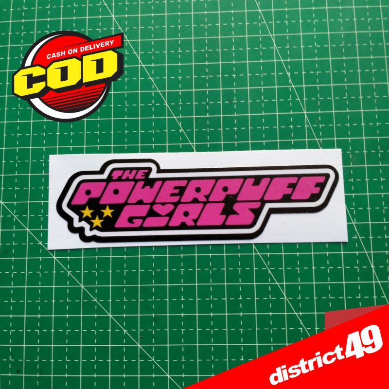 Waterproof Laminate Print and Cut Stickers - THE POWERPUFF GIRLS ...