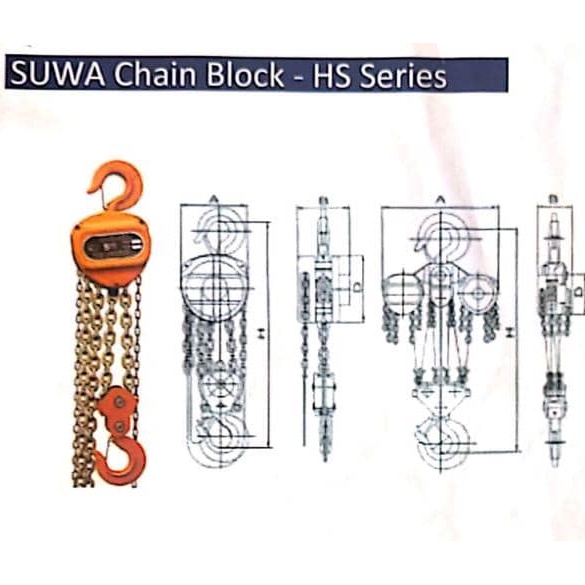 0.5 ton 3 x meter chain block level hoist wire handle holder lift ...