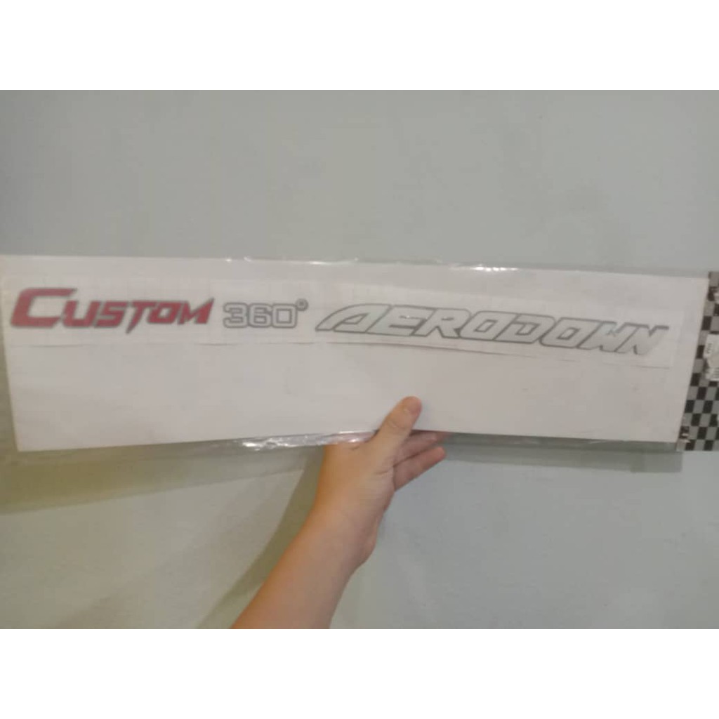 Custom 360 Aerodown 18inchi Body Sticker Custom 360 Aerodown Cermin ...