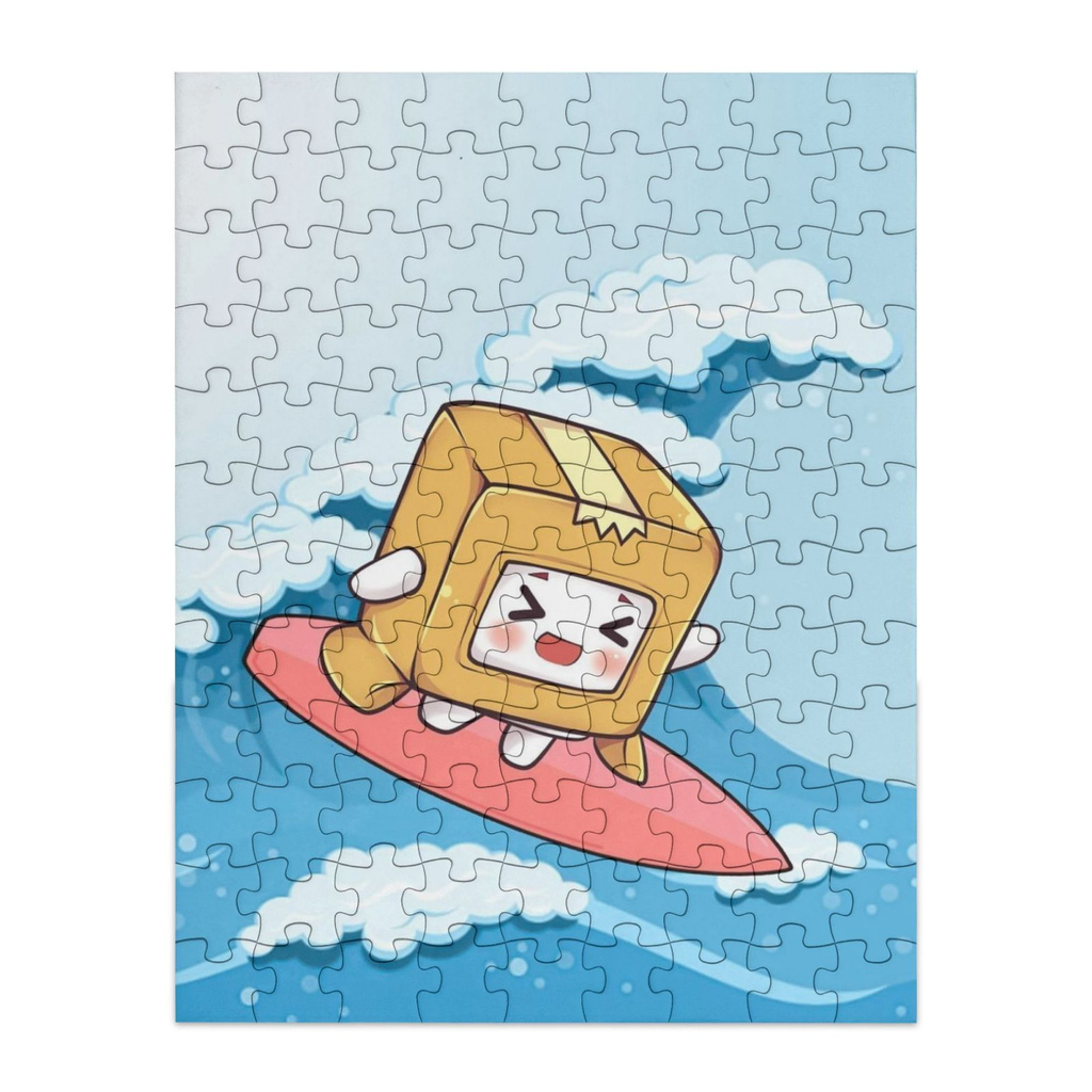 300 Pieces Wooden Jigsaw Puzzle, Lankybox Lanky Boxy Foxy Puzzle Mat ...