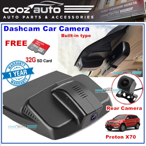 Proton X70 Dashcam Carcam Dash Car Cam Camera Rain sensor integrated ...