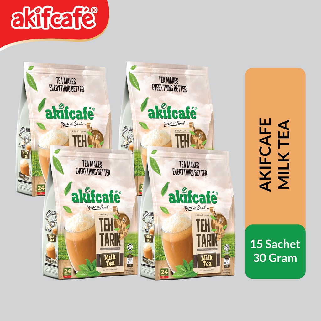 Akifcafe 3 in 1 Milk Tea Combo 4 bag (35g X 15 stick) | Shopee Malaysia