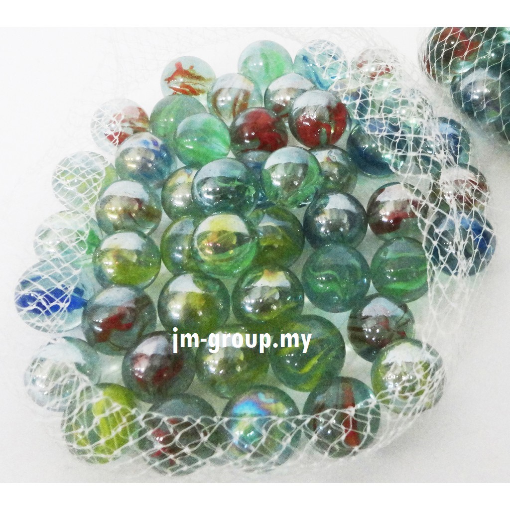 MARBLE GLASS/ GULI ± 72PCS ( Ready Stock ) | Shopee Malaysia