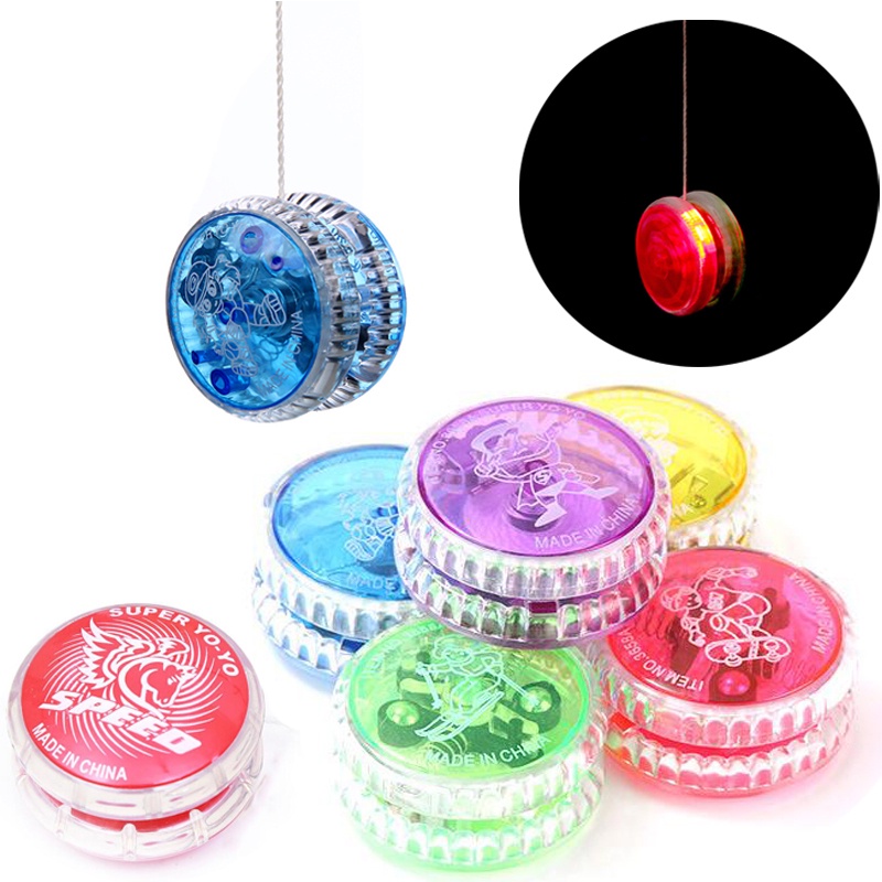 NEW LED Flashing YoYo Ball Classic Children Clutch Mechanism Magic Yo-Yo Toys for Kids Toy Party ...