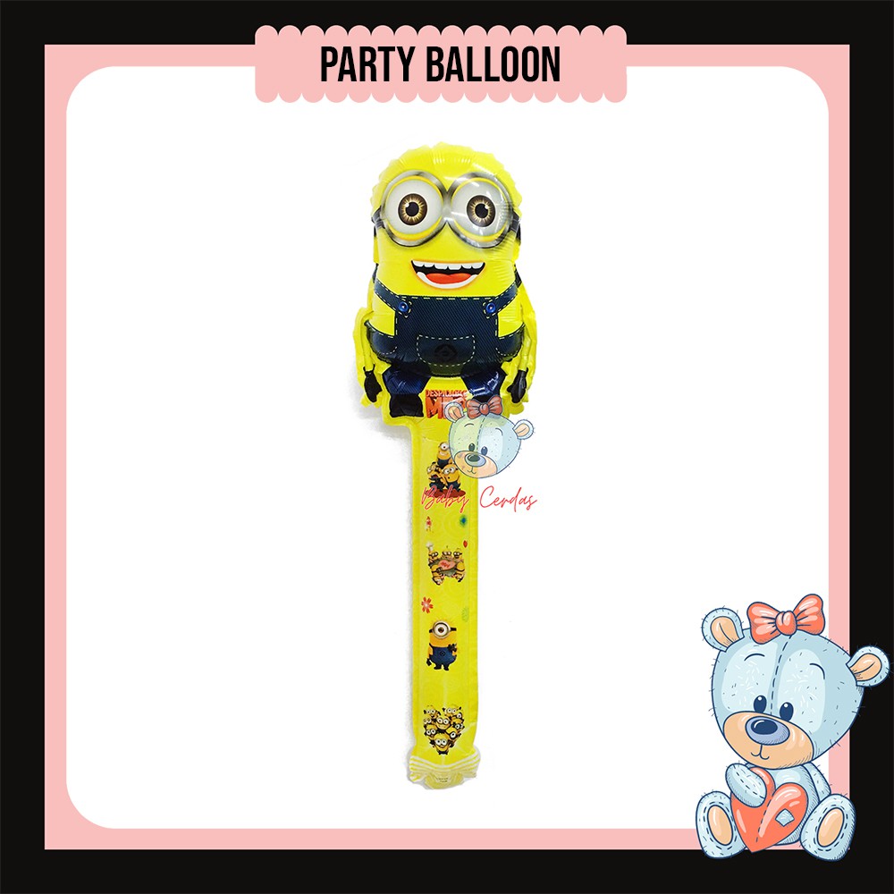 Minion Balloon Bell Party Decoration Birthday Balloons Toys for Kids ...