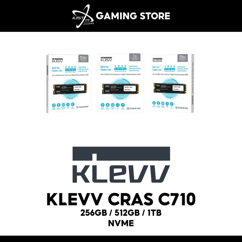 KLEVV CRAS C710 M.2 2280 NVME PCIE SSD ( K01TBM2SP0-C71 ) ( 256GB ...