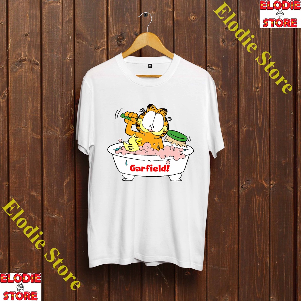 Extremely cute Garfield Shirt - GAR-019 | Shopee Malaysia