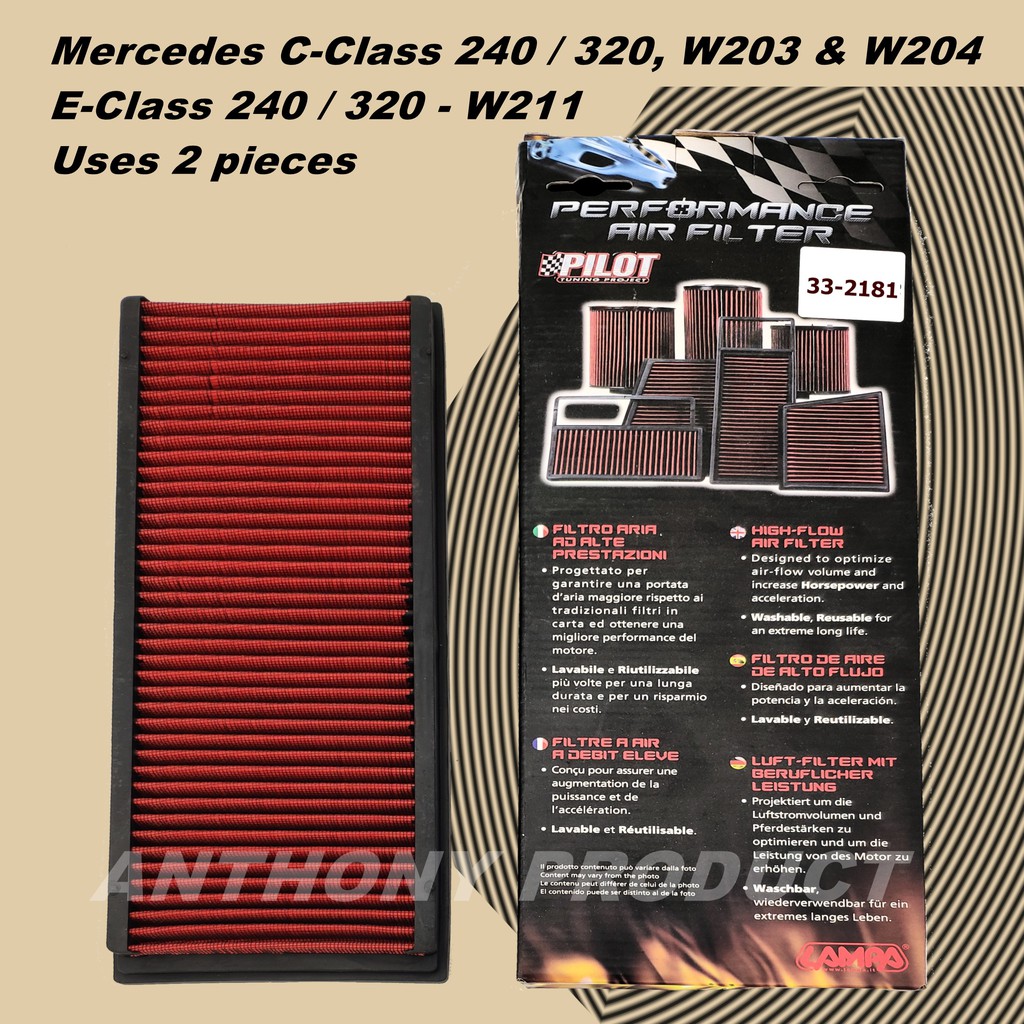 Mercedes W203, W204, W211, W212, W220, W221 washable Drop in Panel ...