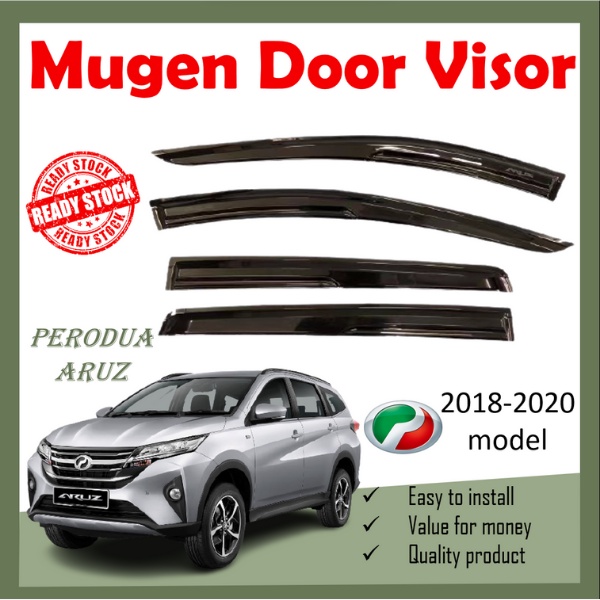 Perodua Aruz 2018-2022 Model Mugen Door Visor Air Press (1 set 4 pcs ...