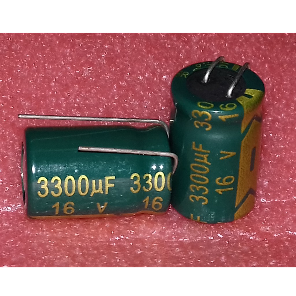 (Z77) 3300UF 16V CAPACITOR 10X20 high frequency low impedance aluminum ...