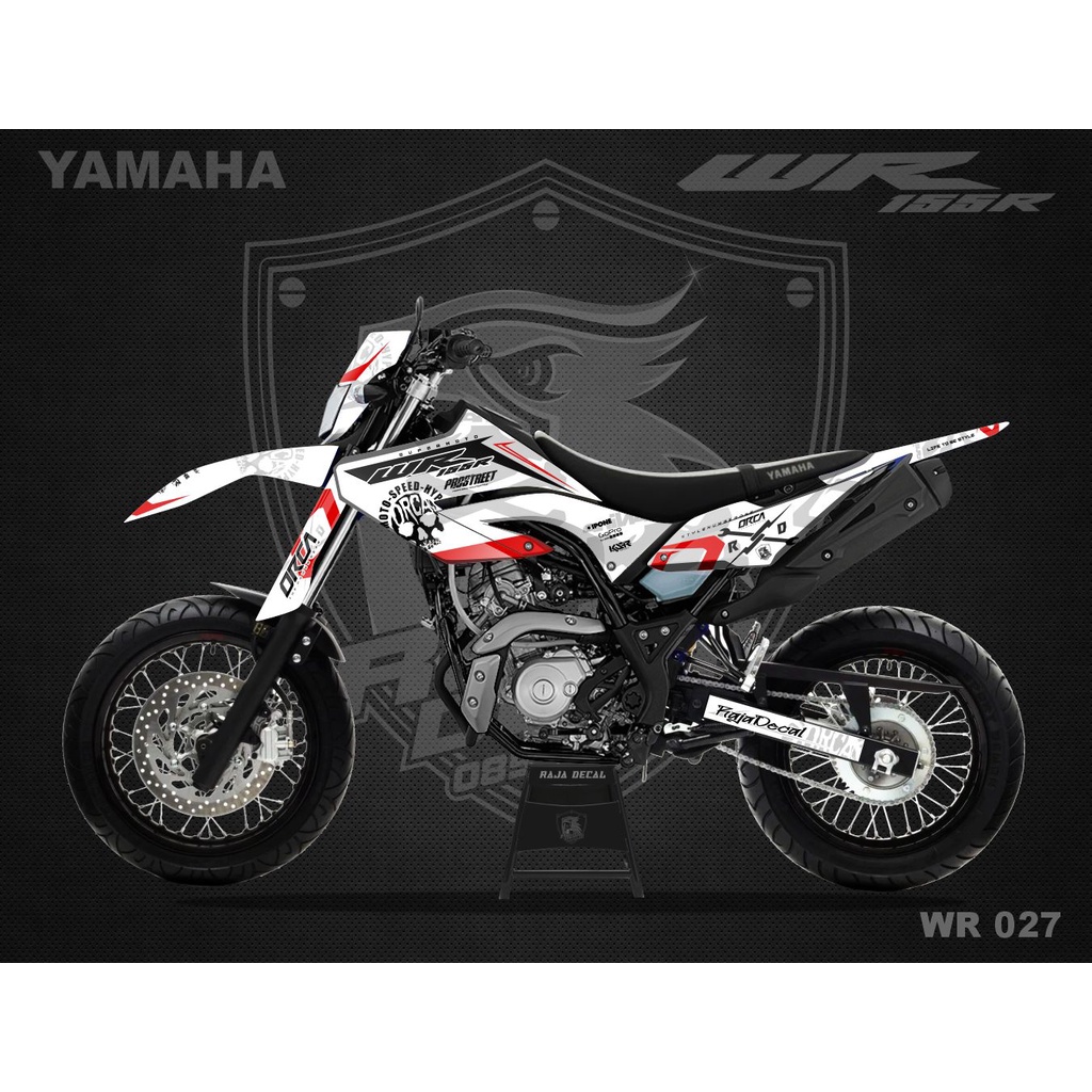 Decal Sticker Yamaha WR 155 Minimalist Design Supermoto Orca WR 027 ...