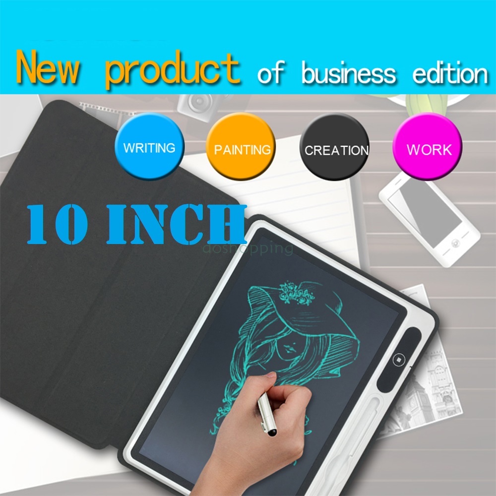 Lcd Writing Board 10 Inch Drawing Tablet Business Office Digital ...