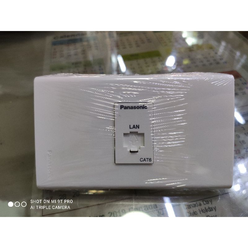 Panasonic Cat6 Lan Outlet Wide Series | Shopee Malaysia