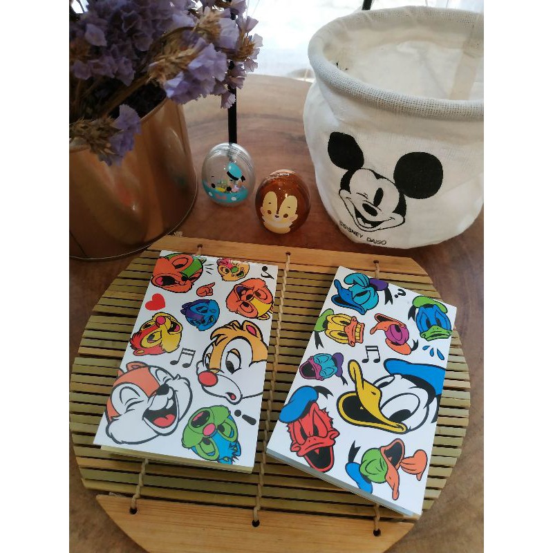 Original Disney Chip & Dale and Donald Duck notepad note book message ...