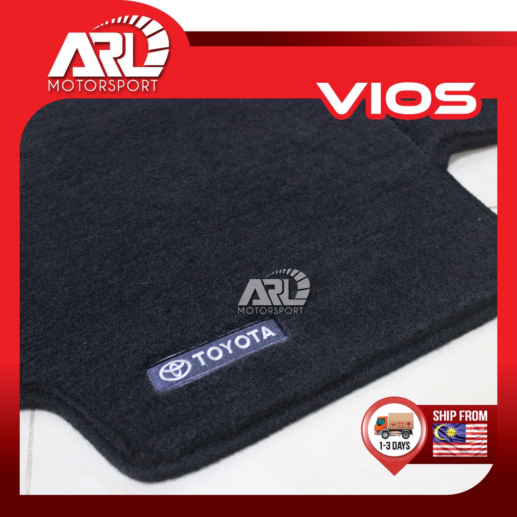 Toyota Vios XP90 NCP93 Belta Dugong 2nd Dashboard Carpet Black With ...