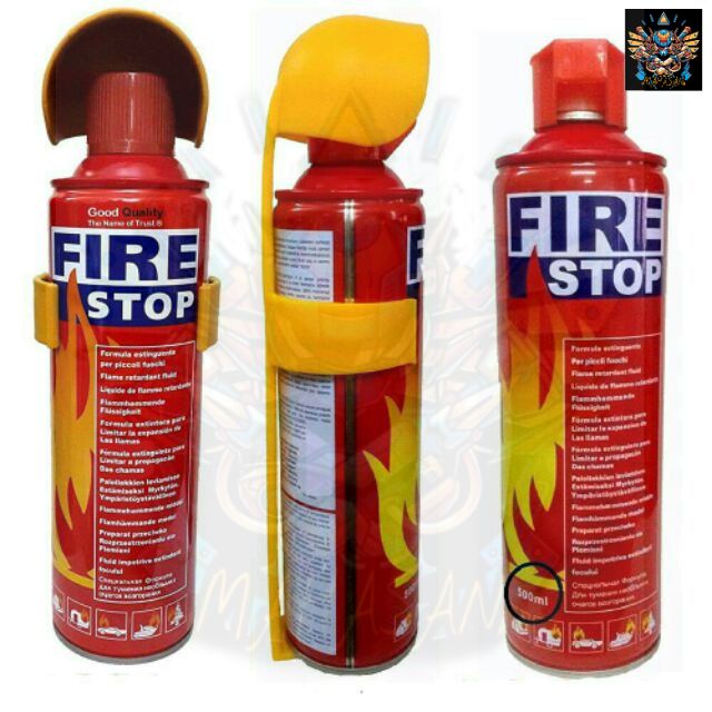 Pemadam Api Mini Portable Fire Extinguisher Fire Stop 500ml/1000ml ...