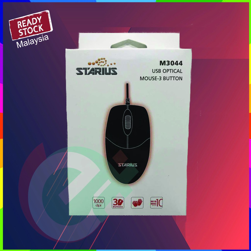 Starius USB Optical Mouse M3044 | Shopee Malaysia