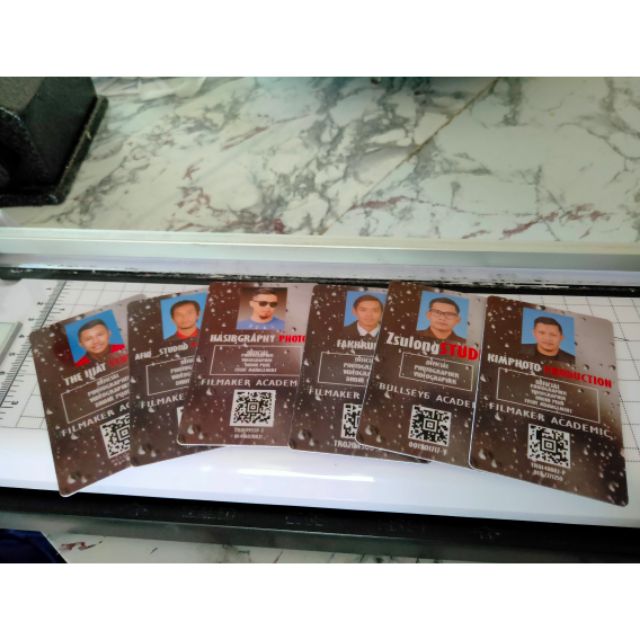 NO COD - PVC Id card/staff card/student card/member card (minima 100 ...