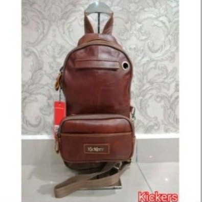 Kickers Leather 50th Anniversary Bag ( 3 in 1 - Pouch/Hiking/Backpack ...