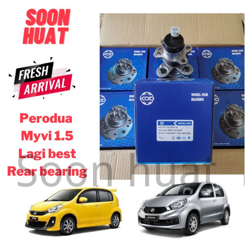 KDD Perodua Myvi Lagi Best 1.3 1.5 (2011-2017 ) Rear Wheel Bearing With ABS Sensor myvi lagi ...