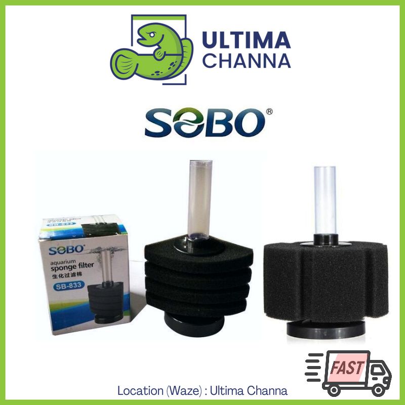 SOBO Bio Sponge Filter/ Penapis akuarium tank filtration [Fast Shipping ...