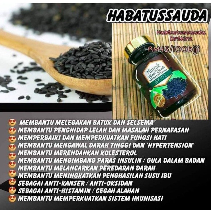 Minyak Zaitun / Habbatus Sauda Dr Skinz Original | Shopee Malaysia