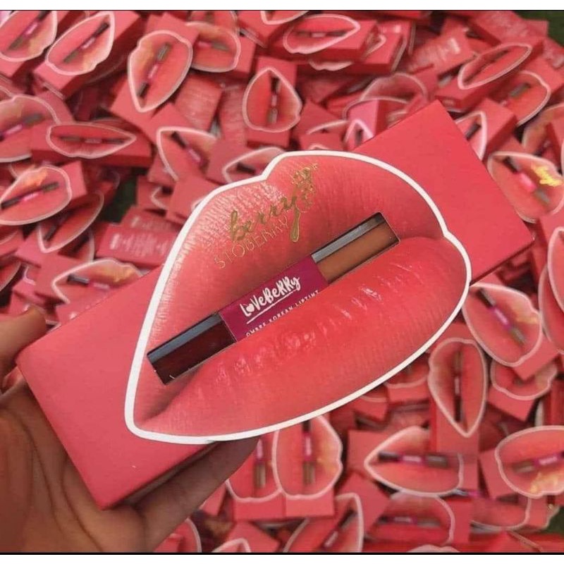 💋LOVE BERRY STOBERRY LIPTINT & LIPMATE 💋 | Shopee Malaysia