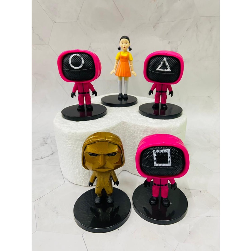 High Quality Squid Game Themed Cake Topper Cake Decoration Squid Game ...