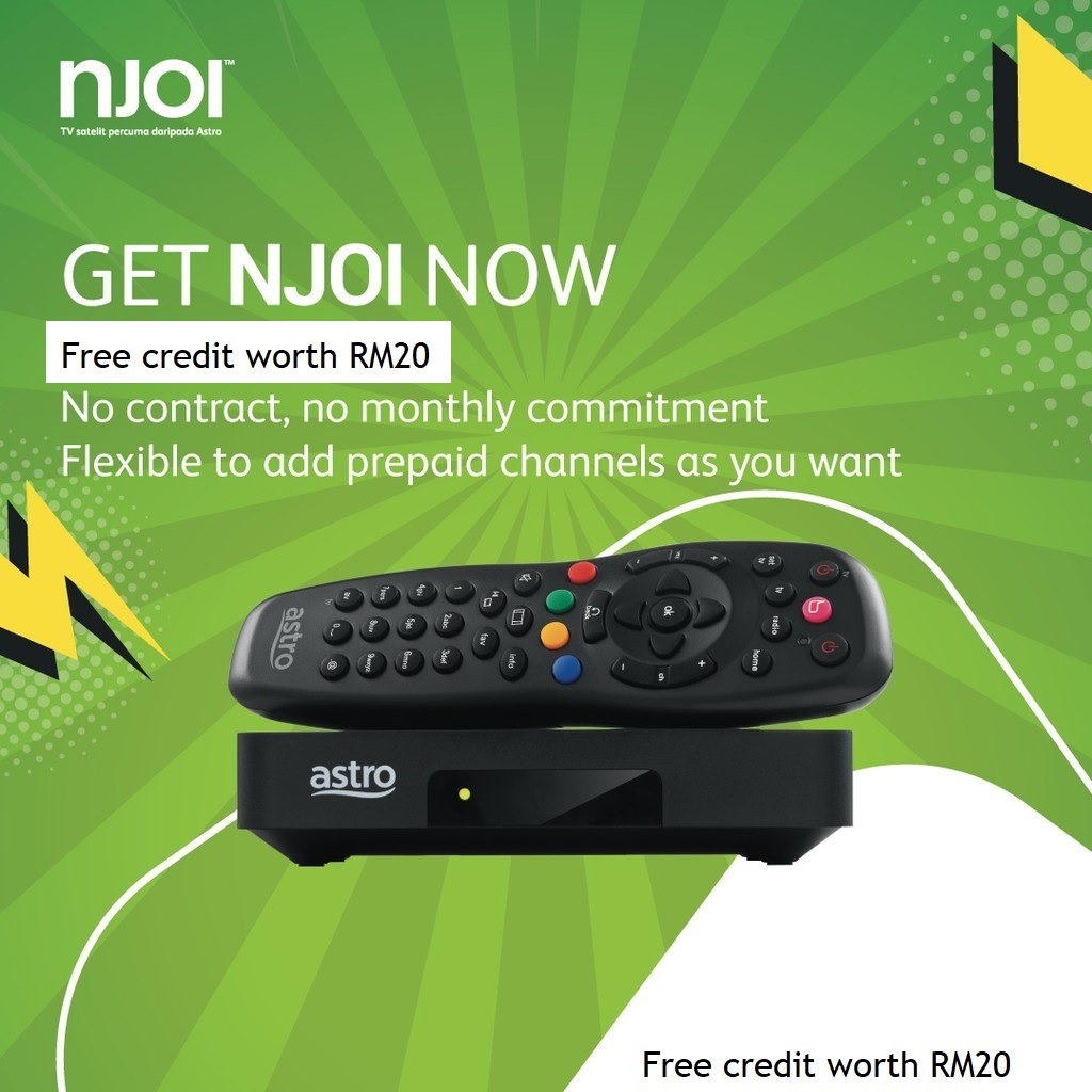 RZapper Decoder DIY NJOI Free RM20 kredit Free Satellite TV | Shopee ...