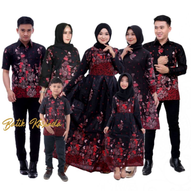 Family Couple Batik Uniforms - Batik sarimbit Robe Familly Set ndoro ...