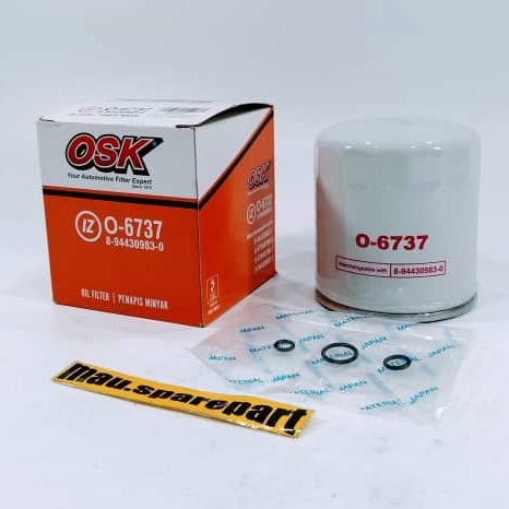OSK OIL FILTER ISUZU TROOPER O/F 8-94430983-0 (O-6737) | Shopee Malaysia