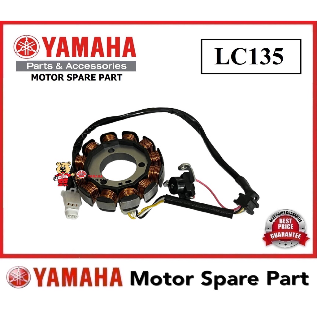 YAMAHA LC135 STARTER COIL ASSY 0 MAGNET FUEL FIELD STARTOR STATER COIL LC 135 V1 V2 V3 V4 V5 V6 ...