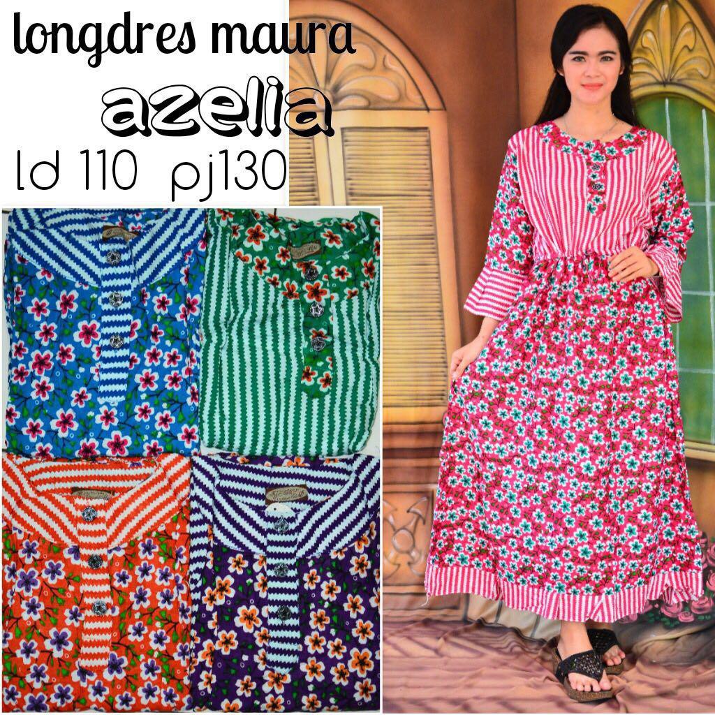 (choose Color) Longdres Maura Azelia - Cheap Jumbo Batik Busui Dress ...