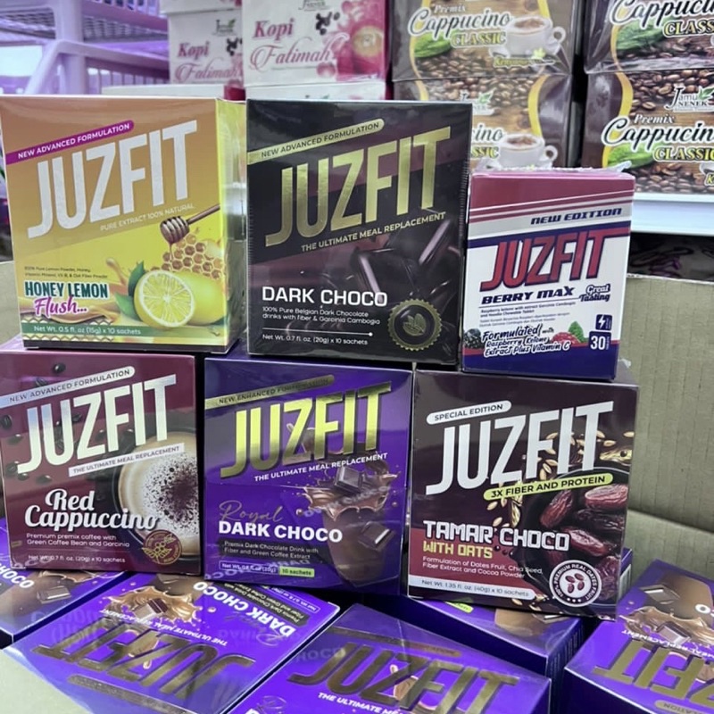 🔥ORIGINAL HQ🔥[READY STOCK] Juzfit Mango Tango Dark Choco Lemon Flush ...