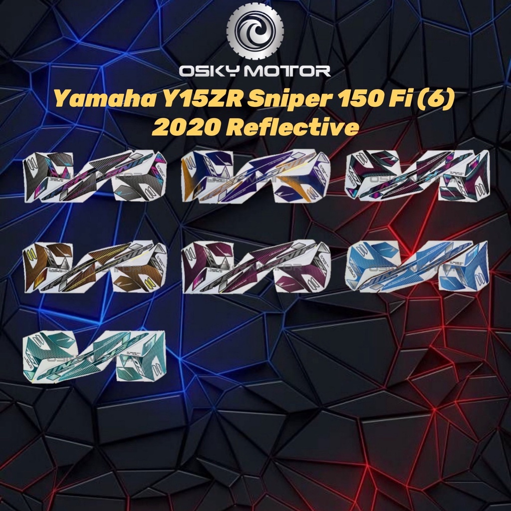 Yamaha Y15ZR Sniper 150 Fi (6) 2020 Reflective Body Sticker | Shopee ...