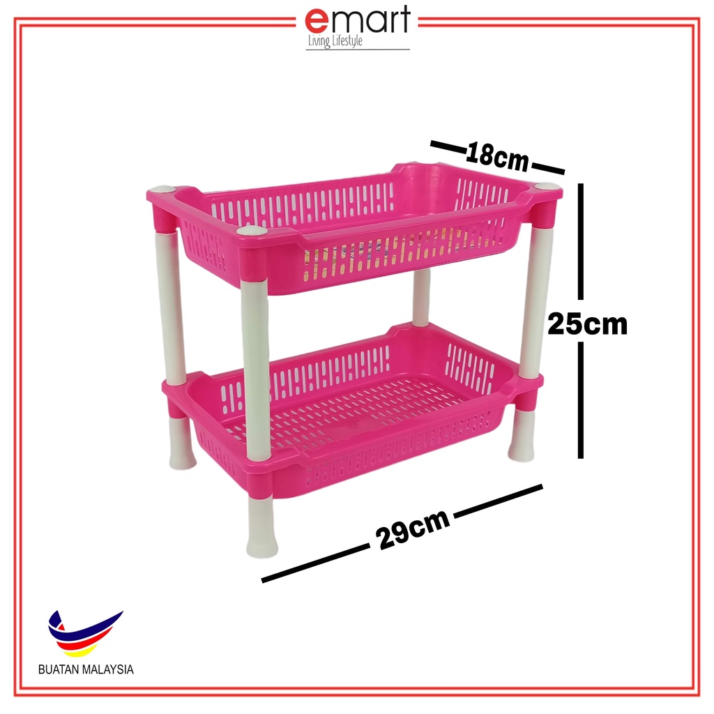 Multipurpose Rack, Small Rack, Rak Serbaguna Kecil [2 Tier, 3 Tier, 4 ...