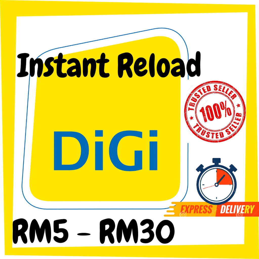 TOPUP MURAH DIGI | DIGI RELOAD RM5 - RM30 | DIGI TOP UP | INSTANT RELOAD | READY STOCK | Shopee ...