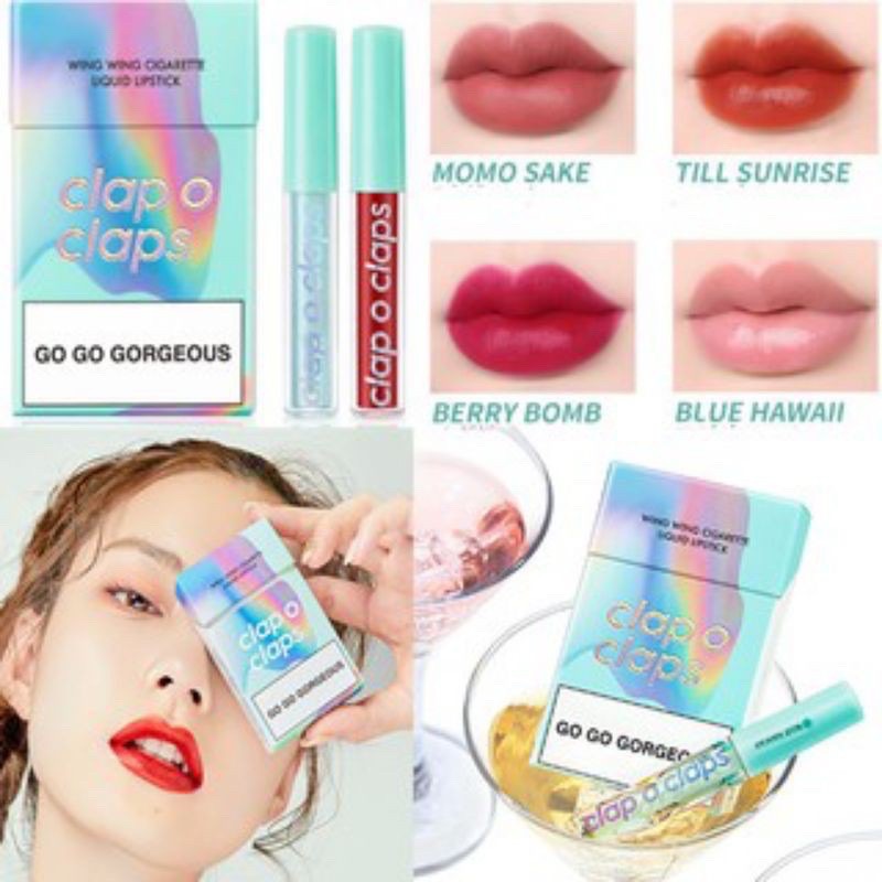 [Ready stock] Clap O Claps - Go Go Gorgeous | Mini Lip Set (4 pcs ...