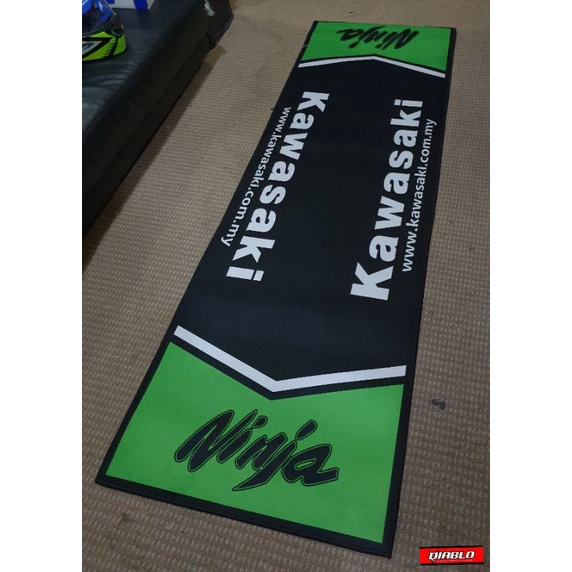 BIKE DISPLAY MAT (Kawasaki Workshop Garage Mat) | Shopee Malaysia